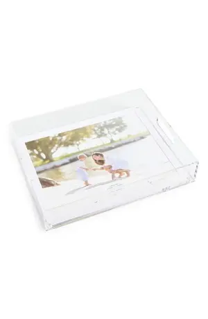 TARA WILSON DESIGNS Medium Photo Tray - Clear
