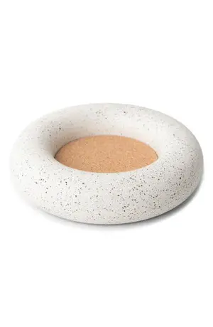PRETTI.COOL Wine Bottle Coaster White Terrazzo