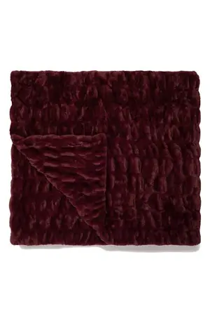 LOLA BLANKETS Original Throw Blanket - Burgundy