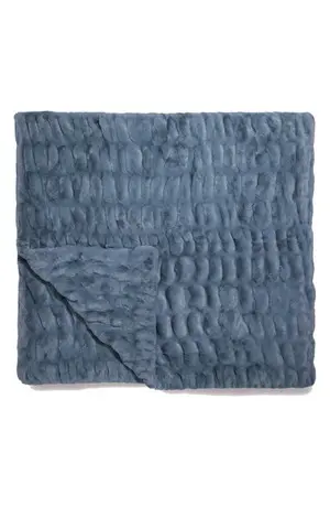 LOLA BLANKETS Original Throw Blanket - Slate Blue