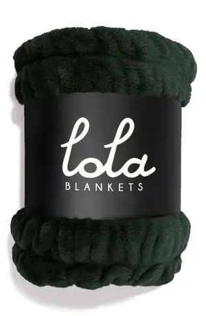LOLA BLANKETS Original Throw Blanket - Winter Pine