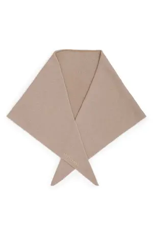 ARCTIC FOX & CO The Merino Wool Triangle Scarf - Soft Taupe