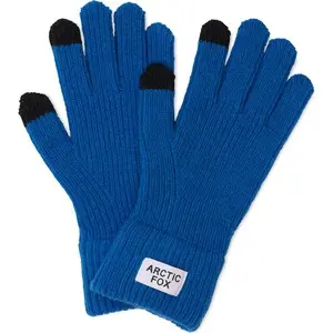 ARCTIC FOX & CO Recycled Bottle Knitted Gloves - Ocean Blue
