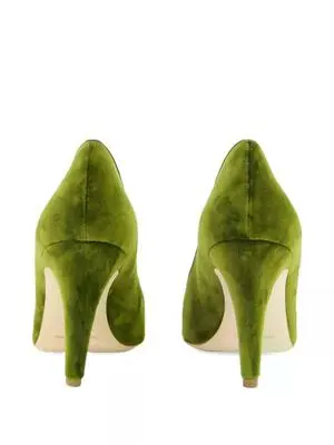 Manolo Blahnik 90mm Readorhi Pumps - Green