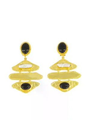 Sylvia Toledano Brutalist Earrings - Gold