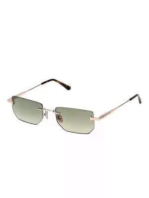 TOM FORD Rimless Rectangle-frame Sunglasses