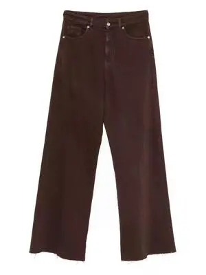 NINE:INTHE:MORNING Straight Leg Trousers - Brown