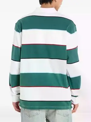 Fred Perry Striped Long-sleeve Polo Shirt