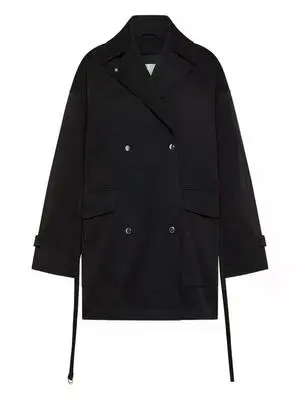 OOF WEAR Double-breasted Belted Coat