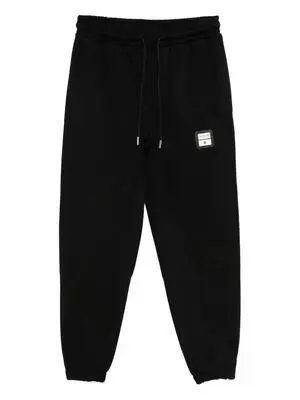YES LONDON Drawstring-waist Logo-patch Track Pants
