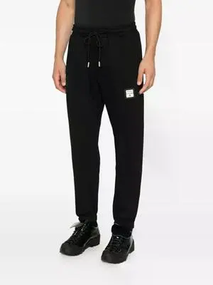 YES LONDON Drawstring-waist Logo-patch Track Pants