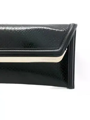 Dsquared2 Metallic-trim Leather Clutch