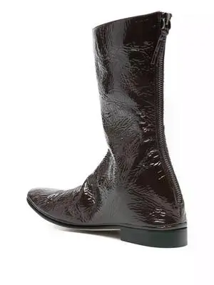 Alberta Ferretti Zip Boots