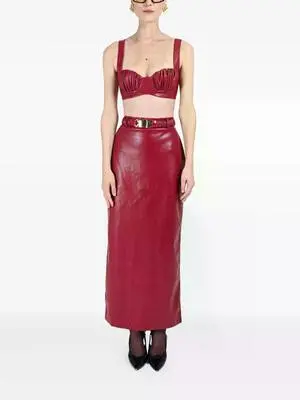 ROWEN ROSE Belted Skirt