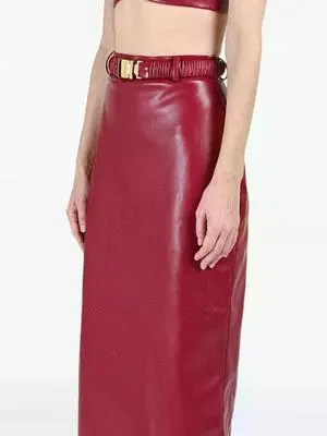 ROWEN ROSE Belted Skirt