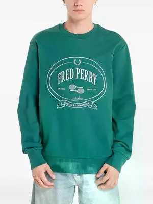 Fred Perry Printed Sweatshirts Hoodies For Men
