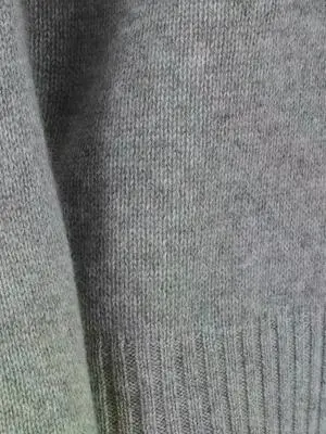 ALLUDE Roll-neck Sweater - Grey