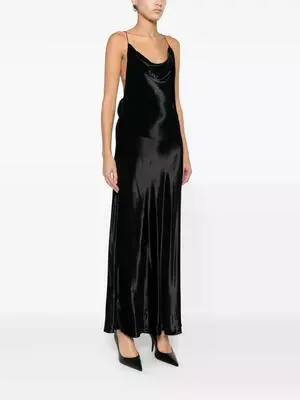 Alberta Ferretti Scoop-neck Midi Dress