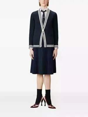 Thom Browne Tuck-stitch V-neck Cardigan