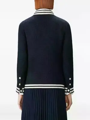 Thom Browne Tuck-stitch V-neck Cardigan