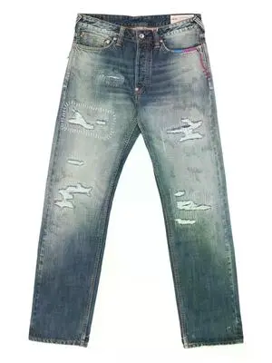 EVISU Distressed Jeans