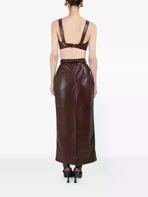 ROWEN ROSE Belted Skirt