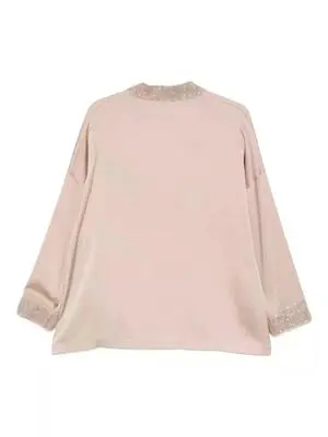 D.exterior Sequin-embellished Blouse