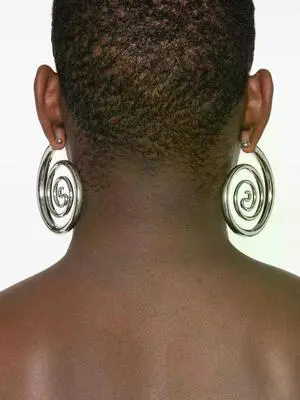 PANCONESI Spiral Earrings - Silver