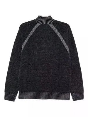 Liu Jo Ribbed Panelled Sweater