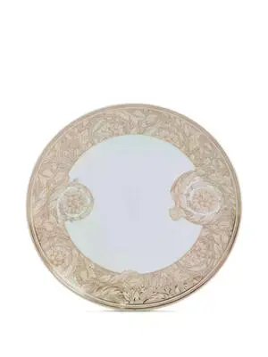 Versace Barocco Floral Dinner Plate - White