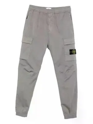 Stone Island Elastic-waistband Cargo Pants - Grey
