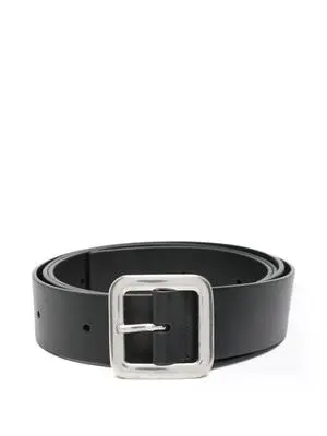 JIL SANDER Square Flat Belt - Black