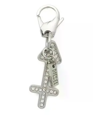 Diesel Saggittarius Charm Keyring - Silver