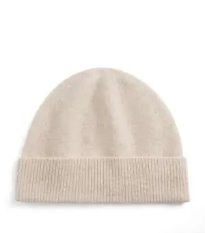 JOSEPH Cashmere-blend Brushed Beanie - Beige