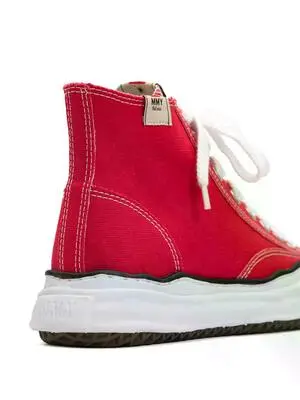 Mihara Yasuhiro Peterson High Original Sole Sneakers - Red