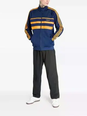 Adidas Striped Zip Up Sweatshirt
