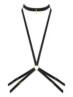 MAISON CLOSE Velvet Harness - Black