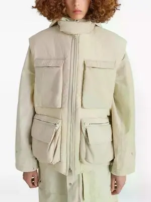 LEMAIRE Quilted Pocket Gilet - Neutrals