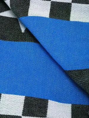 UNDERCOVERISM Tasseled Pattern Scarf