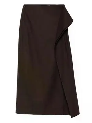 Séfr Button Slit Skirt