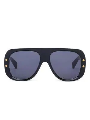Balmain Pilot-frame Sunglasses - Black
