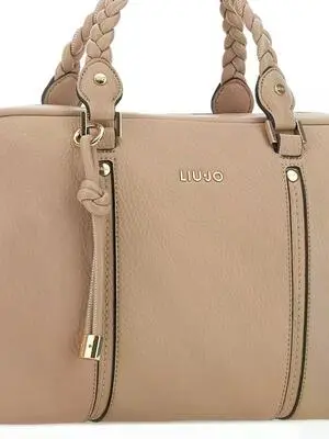 Liu Jo Braided-handle Zip Tote Bag