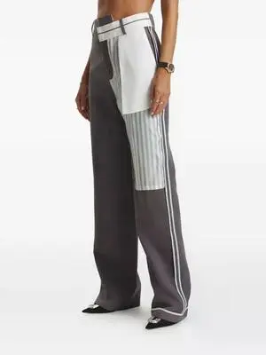 CUANNA Striped-panel Trousers