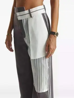 CUANNA Striped-panel Trousers