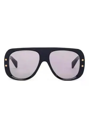 Balmain Pulse Pilot-frame Sunglasses - Black