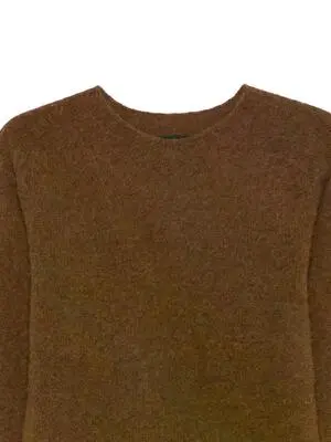 Howlin' Round-neck Wool Sweater - Brown