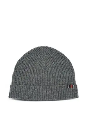 Extreme Cashmere Ribbed Beanie Hat - Grey