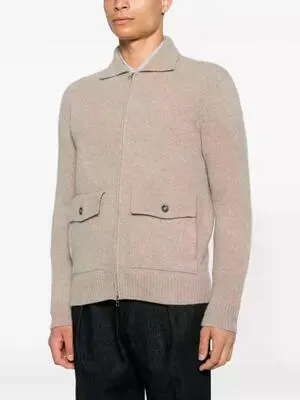 LUIGI GENTILE Zipped Cardigan