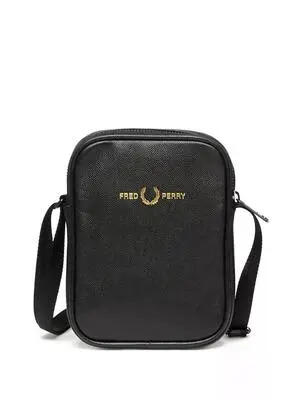 Fred Perry Scotchgrain Leather Side Bag