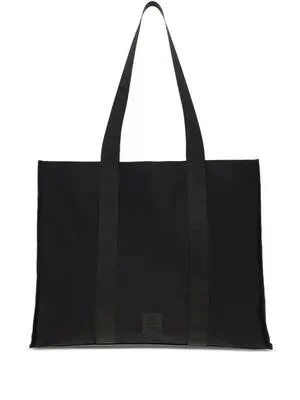Boggi Milano Tote Bag With Logo Patch - Black